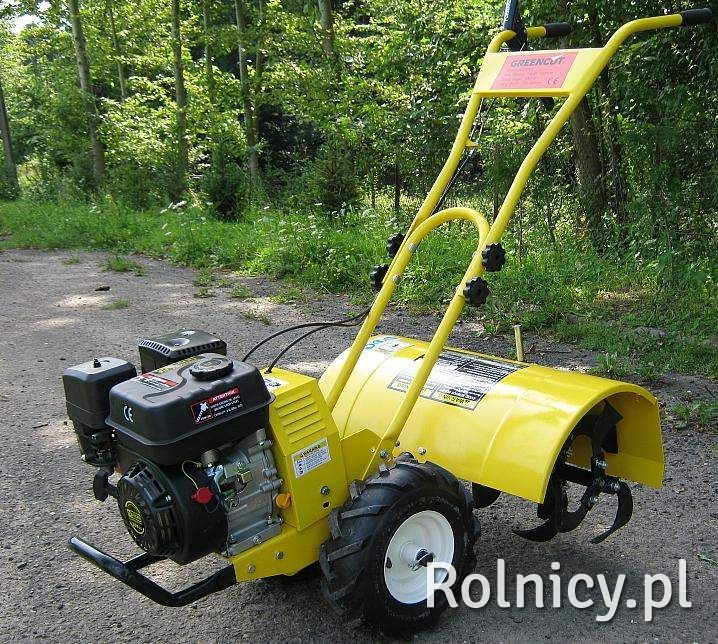 GLEBOGRYZARKA GL7.0 : ciągniczek jednoosiowy z glebogryzarką 70cm. Silnik spalinowy 6.5 KM ...