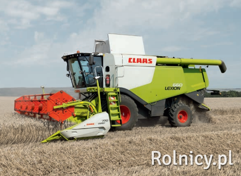 Claas Lexion 660 - dane techniczne, cena, opinie, zdjęcia, forum, spalanie